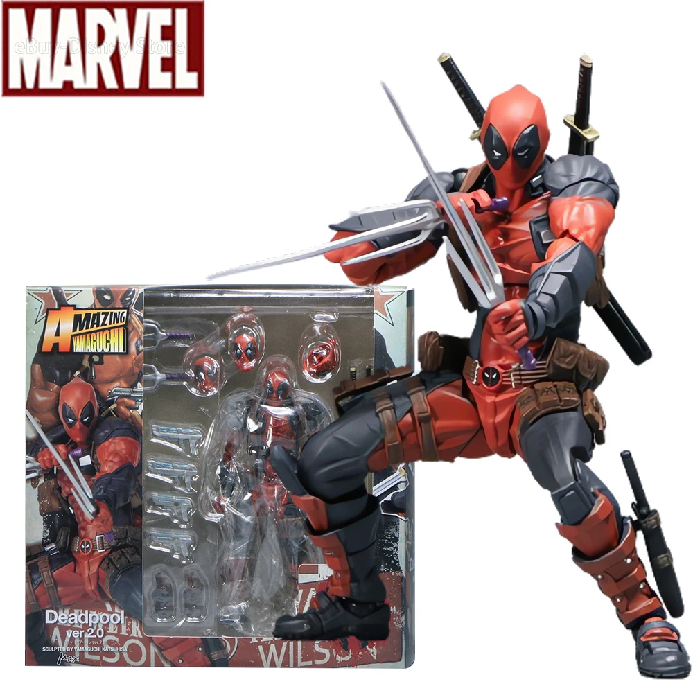 New-2-0-Marvel-15cm-X-MAN-DeadPool-AMAZING-YAMAGUCHI-BJD-Joints ...