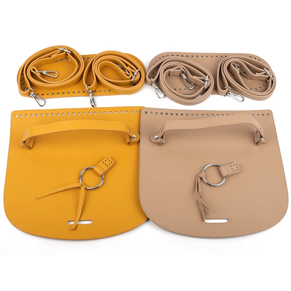 Macaron-Diy-Handmade-Leather-Bag-Set-Flap-Cover-Bag-Bottom-Hardware ...