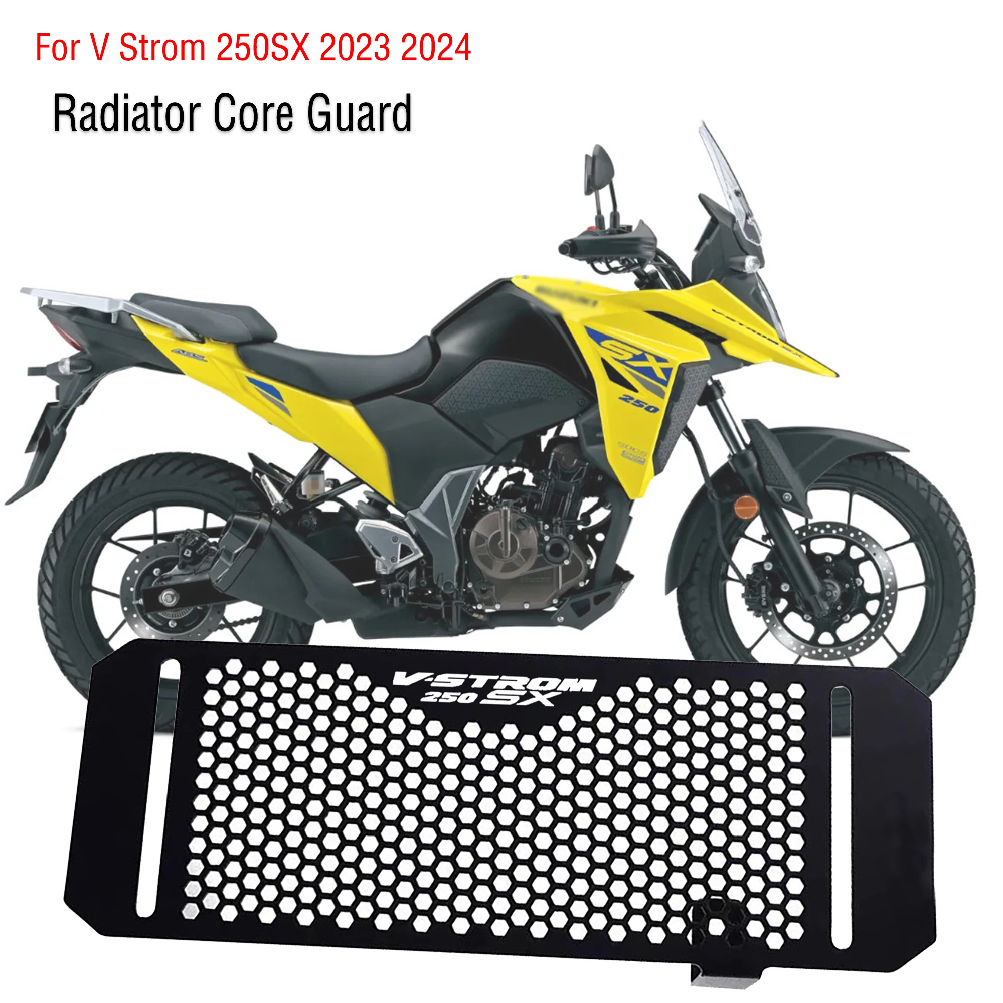 New-Motorcycle-Radiator-Guard-for-V-Strom-250SX-2023-2024-Radiator-Core ...