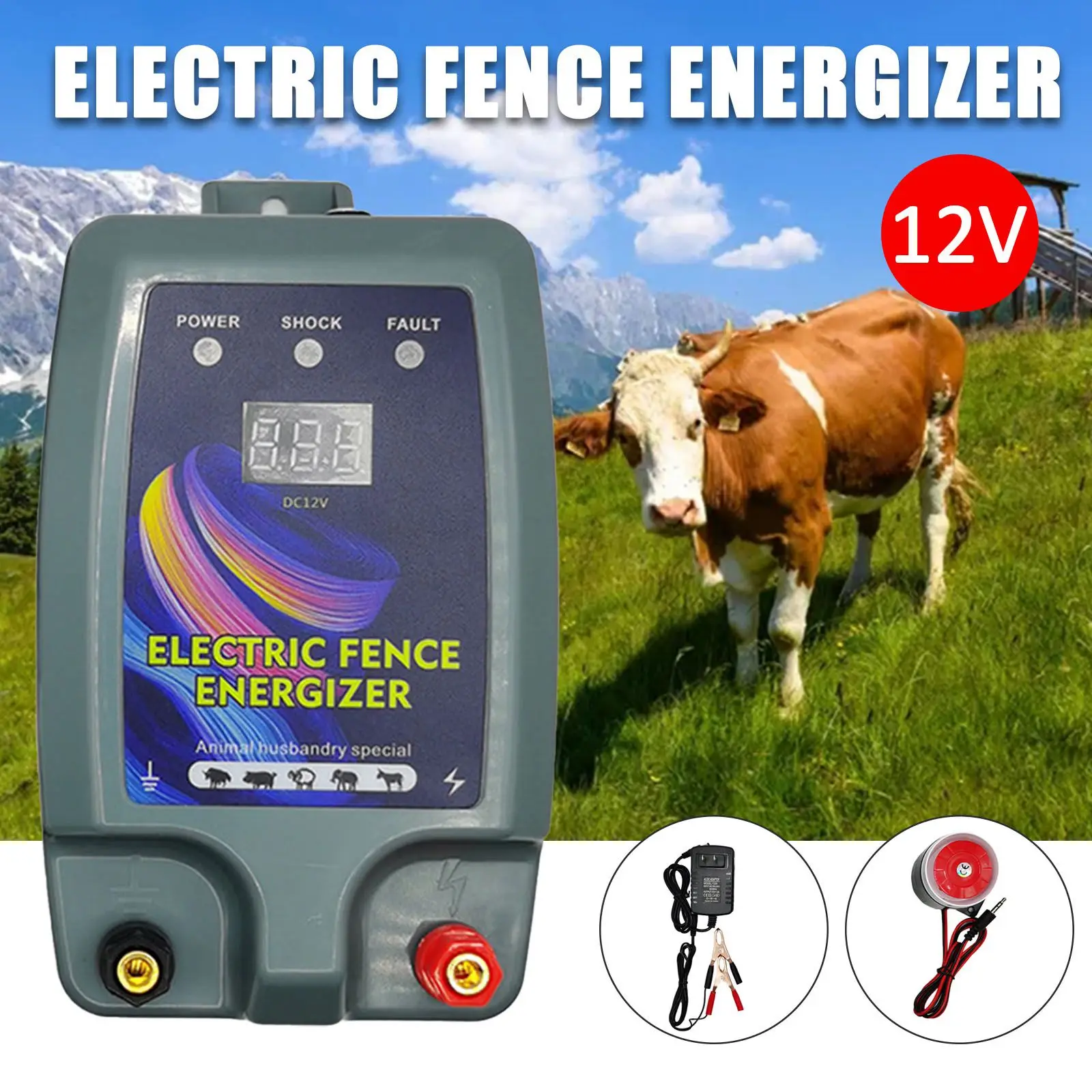 DC12V-High-Voltage-Pulse-Solar-Waterproof-Electric-Fence-Energizer-for ...