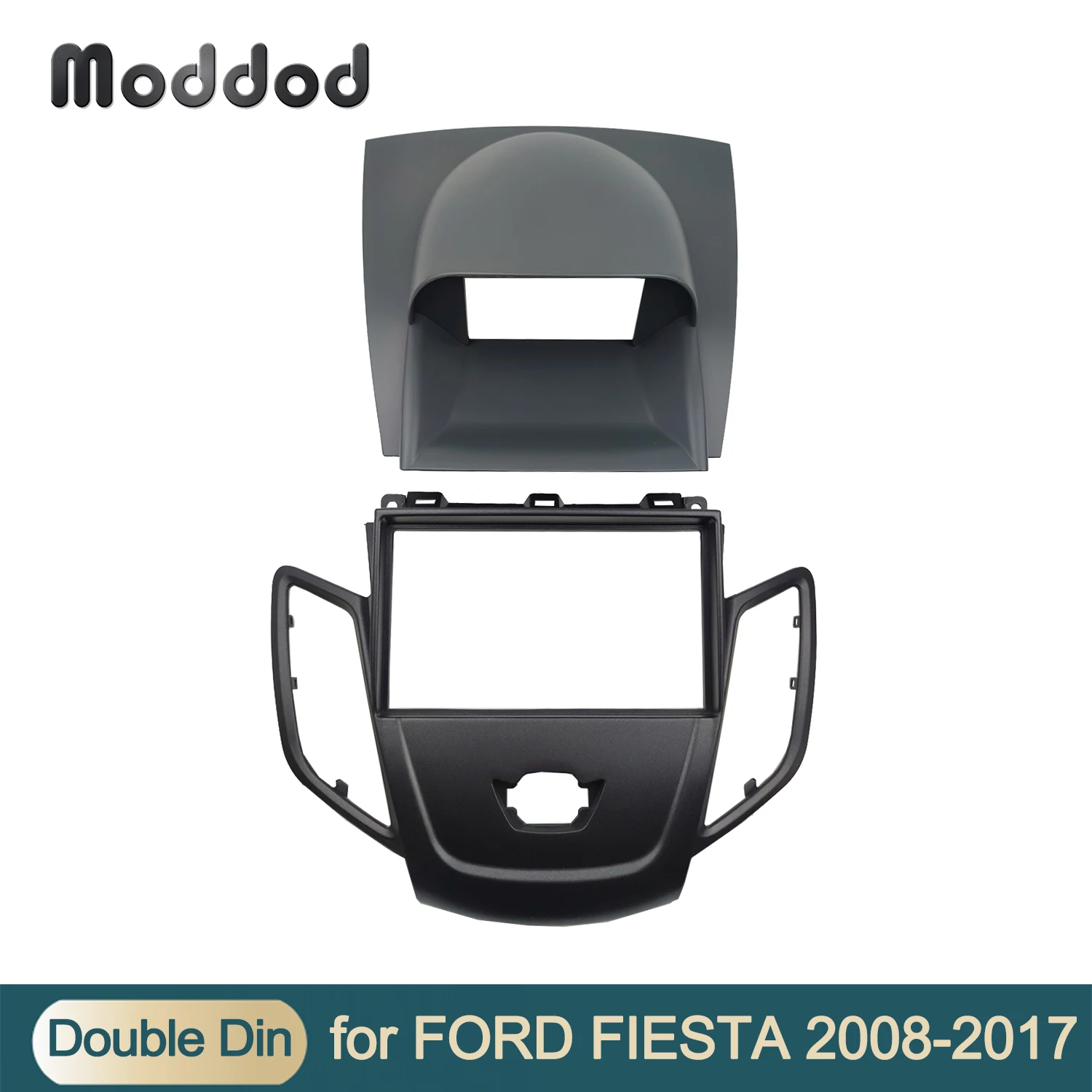 Panel-est-reo-doble-de-2-Din-para-FORD-FIESTA-marco-de-montaje-de-Radio ...