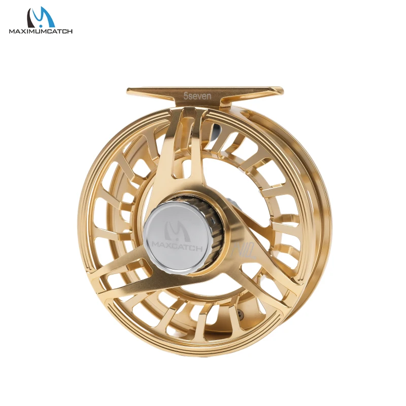 MAXIMUMCATCH 3-11WT Large Arbor Smooth Drag Fly Reel AVIDPRO CNC 6061 ...