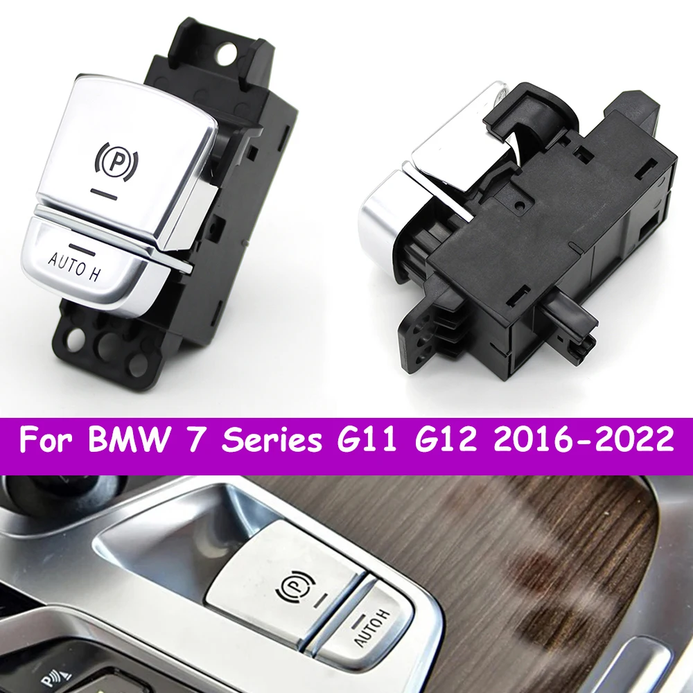 G11 G12 Silver Car Interior Electronic Hand Brake Parking Control ...