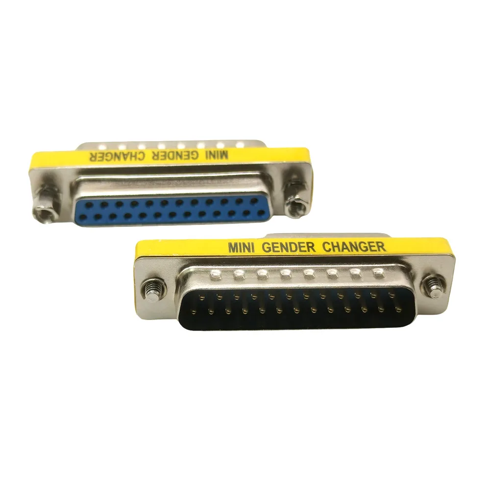 1pc-DB25-D-Sub-25pin-Connectors-Mini-Gender-Changer-Adapter-RS232 ...