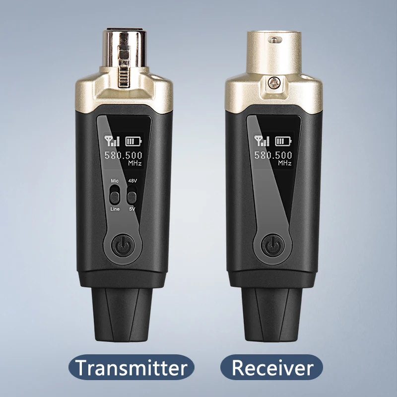 Wireless-Microphone-System-XLR-Transmitters-and-Receivers-for-Dynamic ...