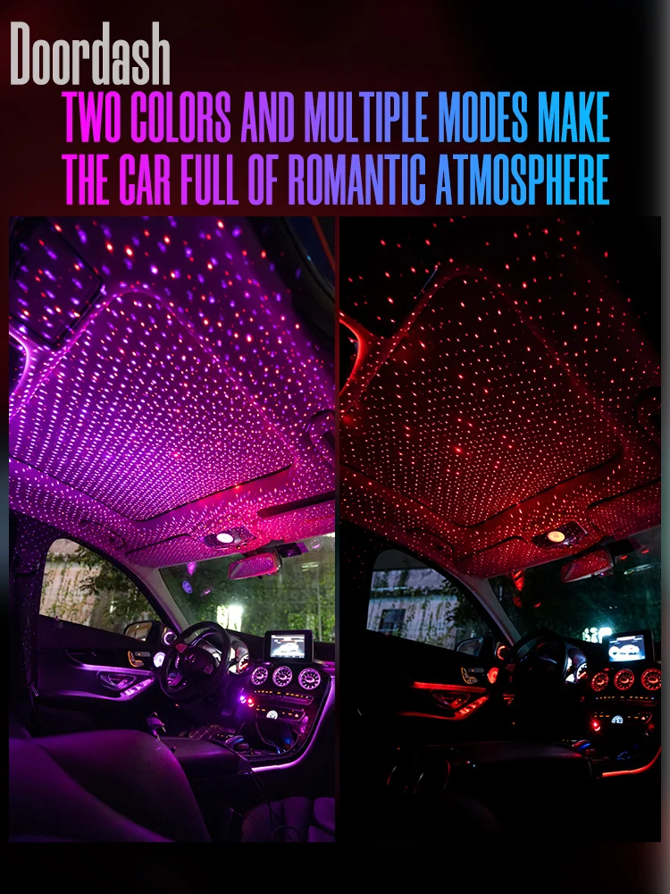 Colorful-Galaxy-Car-LED-Roof-Light-Star-Night-Projector-Atmosphere ...