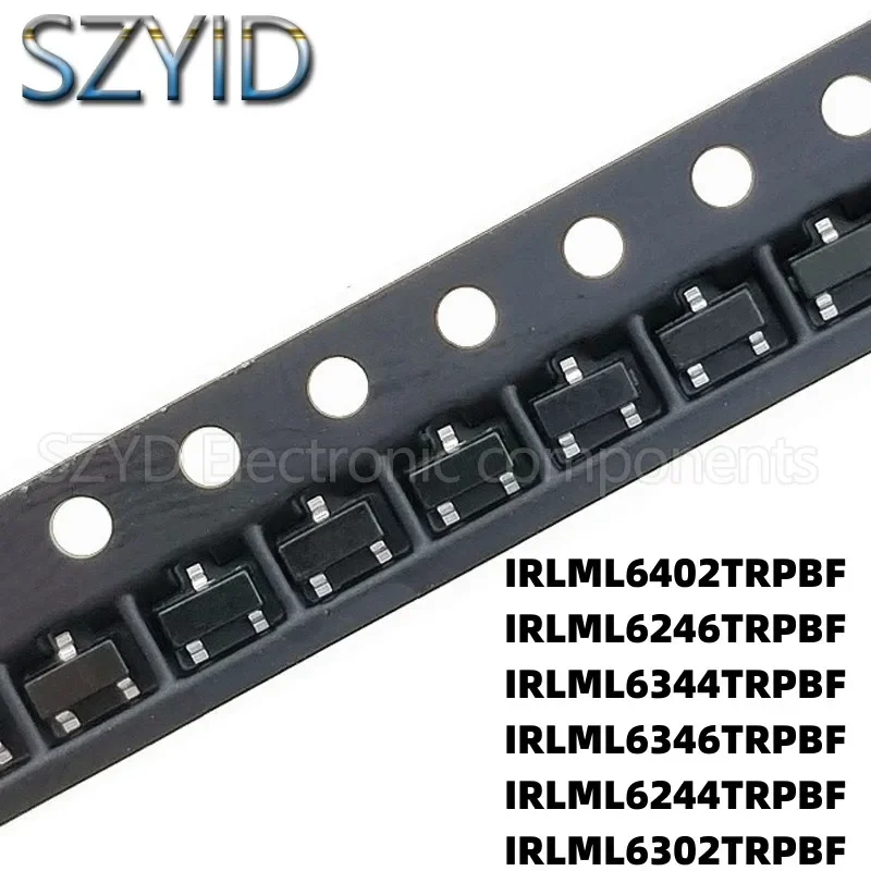 100-piezas-SOT23-IRLML6402TRPBF-IRLML6246TRPBF-IRLML6344TRPBF ...