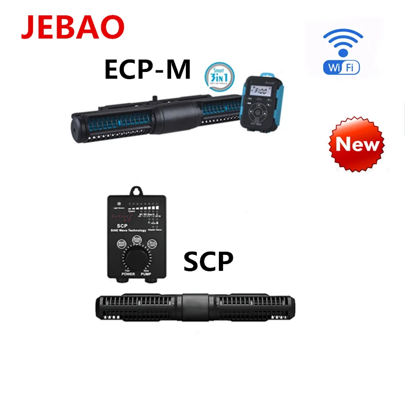 2023 Jebao/Jecod WAVE MAKER nuova pompa a flusso incrociato ECP-70m 90M 120M 150M SCP 70 90 150 ...