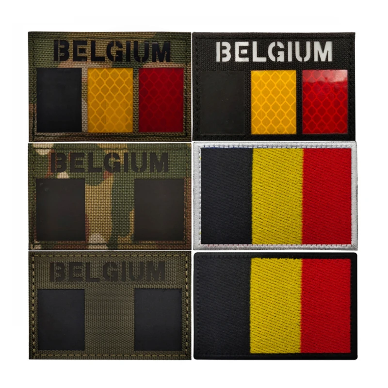 Military Patches Army Belgium | Belgium Flag Embroidered | Belgian Military Patches - Patches ...