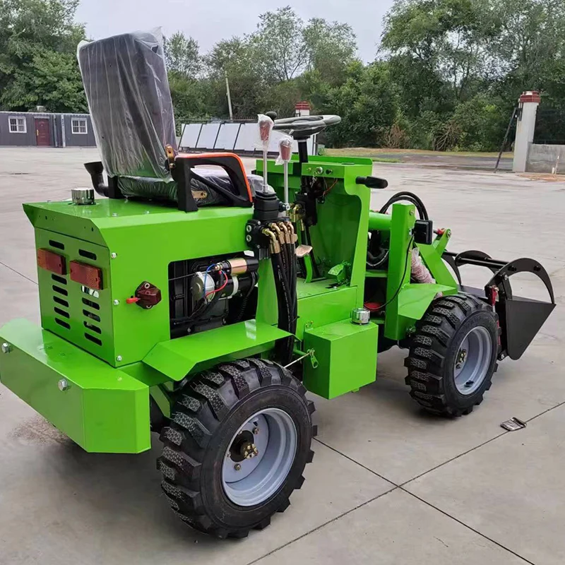 Factory-farm-machinery-18hp-diesel-engine-wheel-loader-front-skid-steer ...