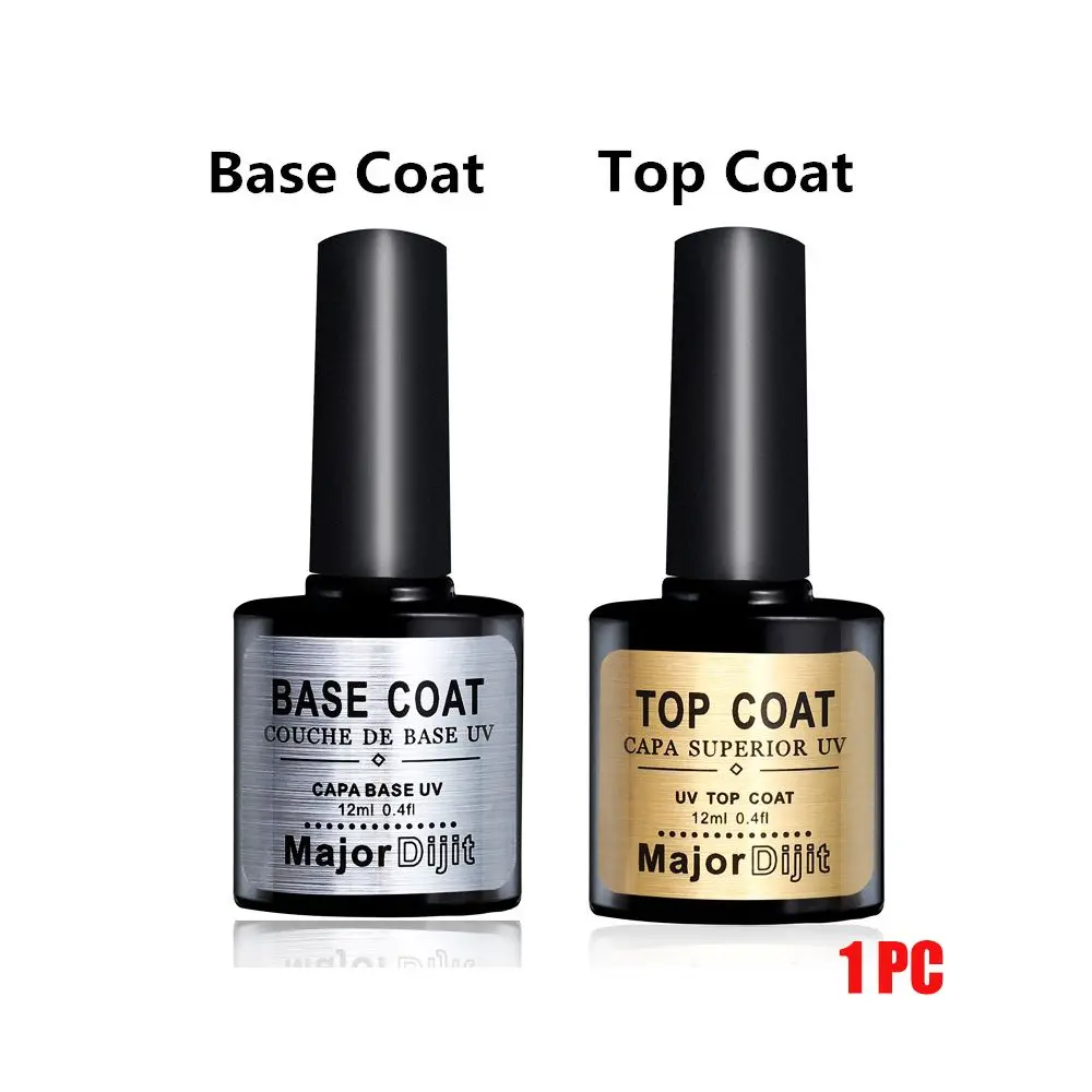 12ml-1PC-Top-Coat-Gel-Base-Coat-Primer-UV-Led-Nail-Polish-Soak-Off ...