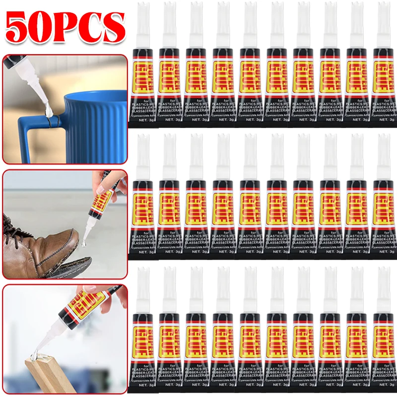 Strong Liquid Glue Mini Tube Super Glue for Plastic Glass Metal ...