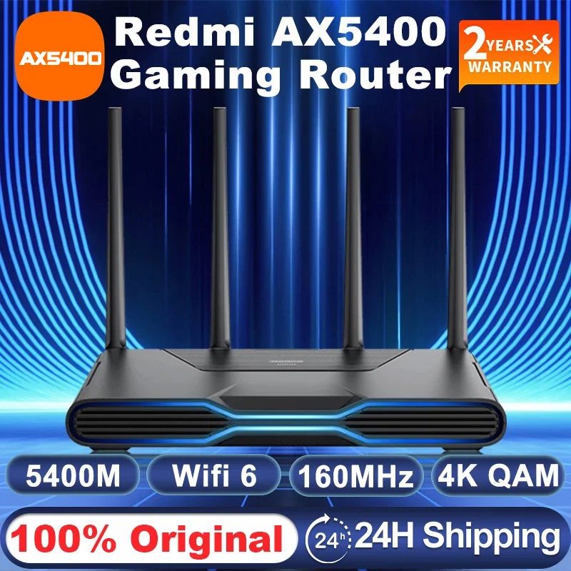 Redmi compatível ax5400 roteador 5400mbps wifi6 5g 512mb qualcomm cpu ...