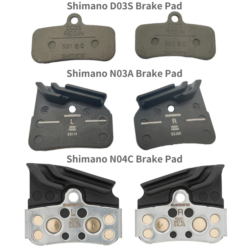Shimano D03s Resin Disc Brake Pads | Shimano N03a Disc Brake Pads ...