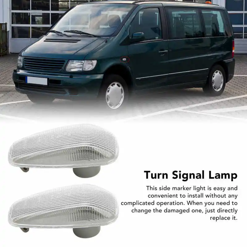 2PCS Side Marker Light 2108200921 Turn Signal Lamp Replacement for ...