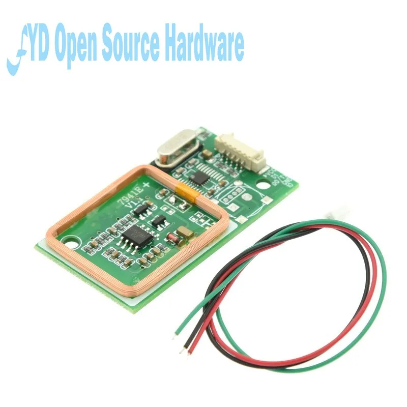 1pcs RFID Reader Wireless Module UART 3Pin 125KHz Card Reading EM4100 8CM DC 5V For IC Card PCB ...