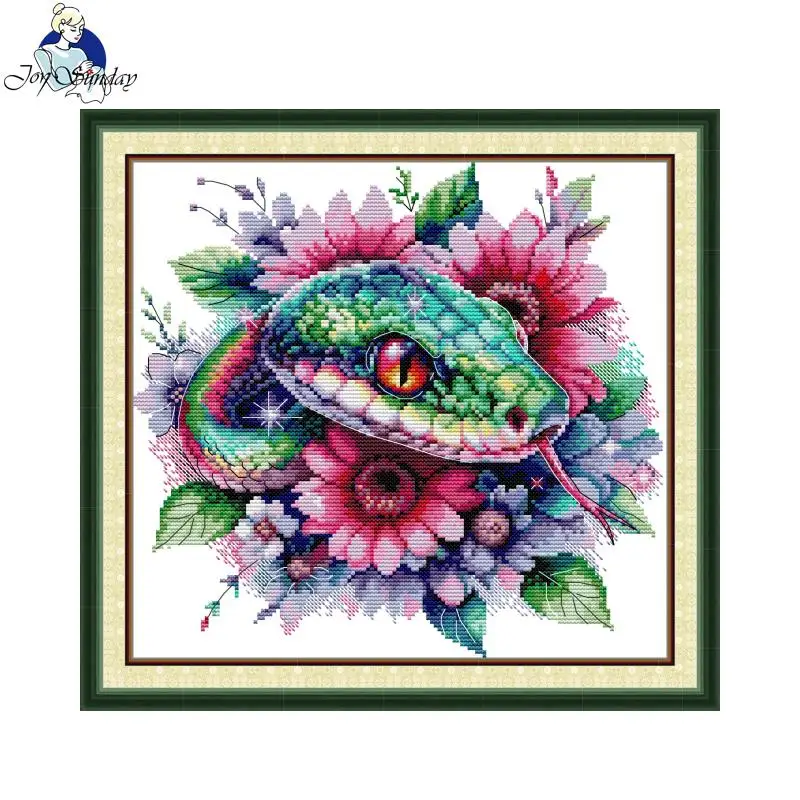 Joy Sunday Cross Stitch Kit Hydra HD Pattern Aida 16CT 14CT 11CT ...