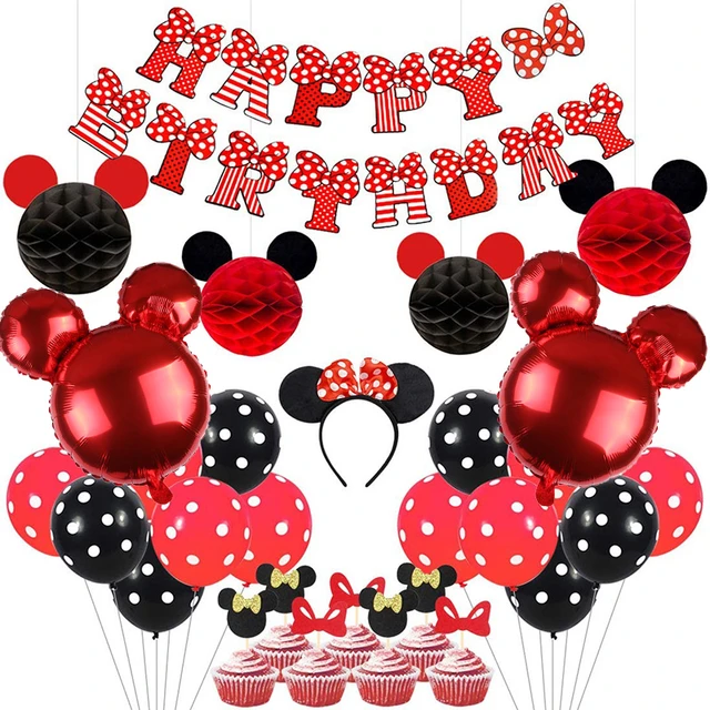 Minnie Mouse Birthday Banner