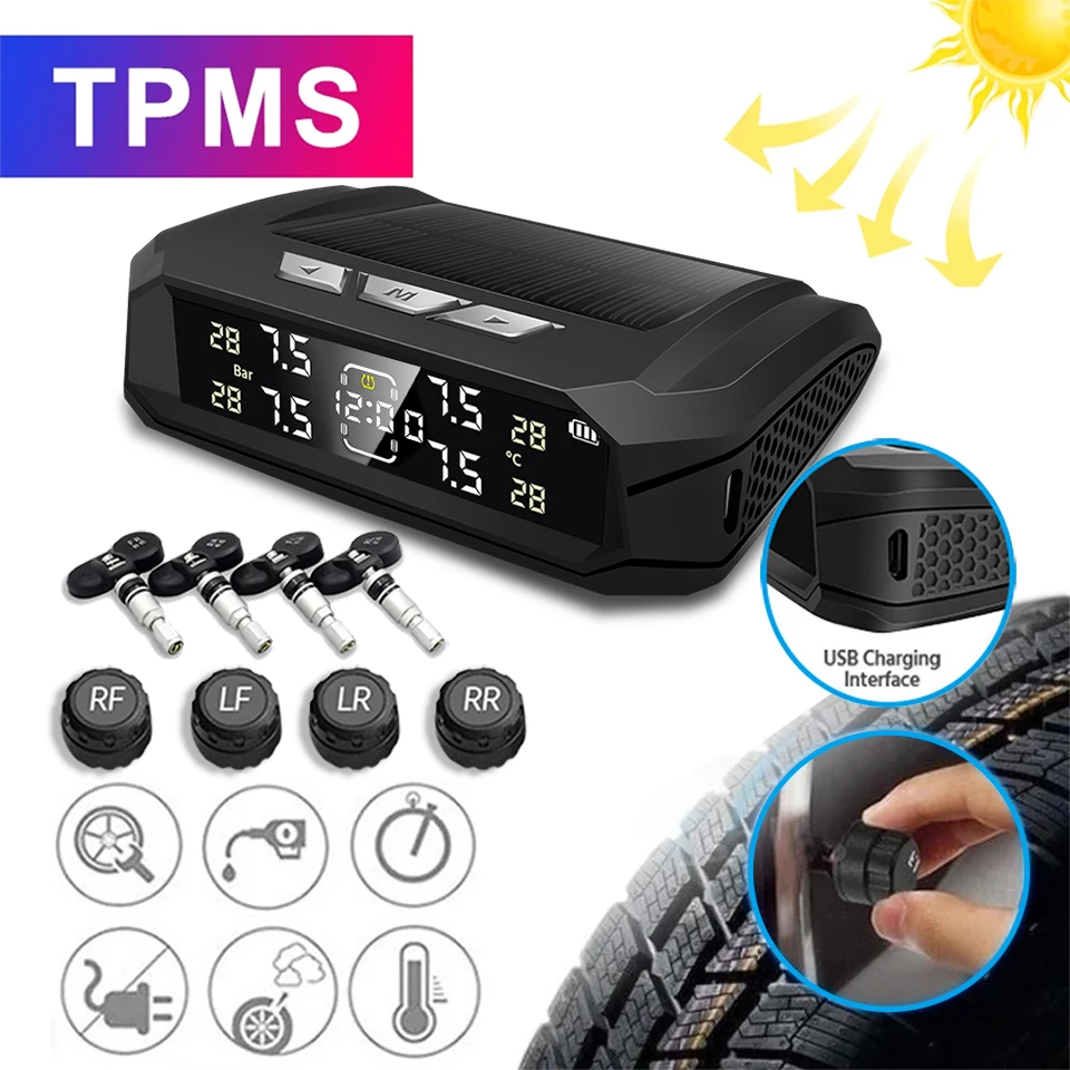 TPMS-Car-Tire-Pressure-Alarm-Monitor-System-Auto-Security-Alarm-Systems ...