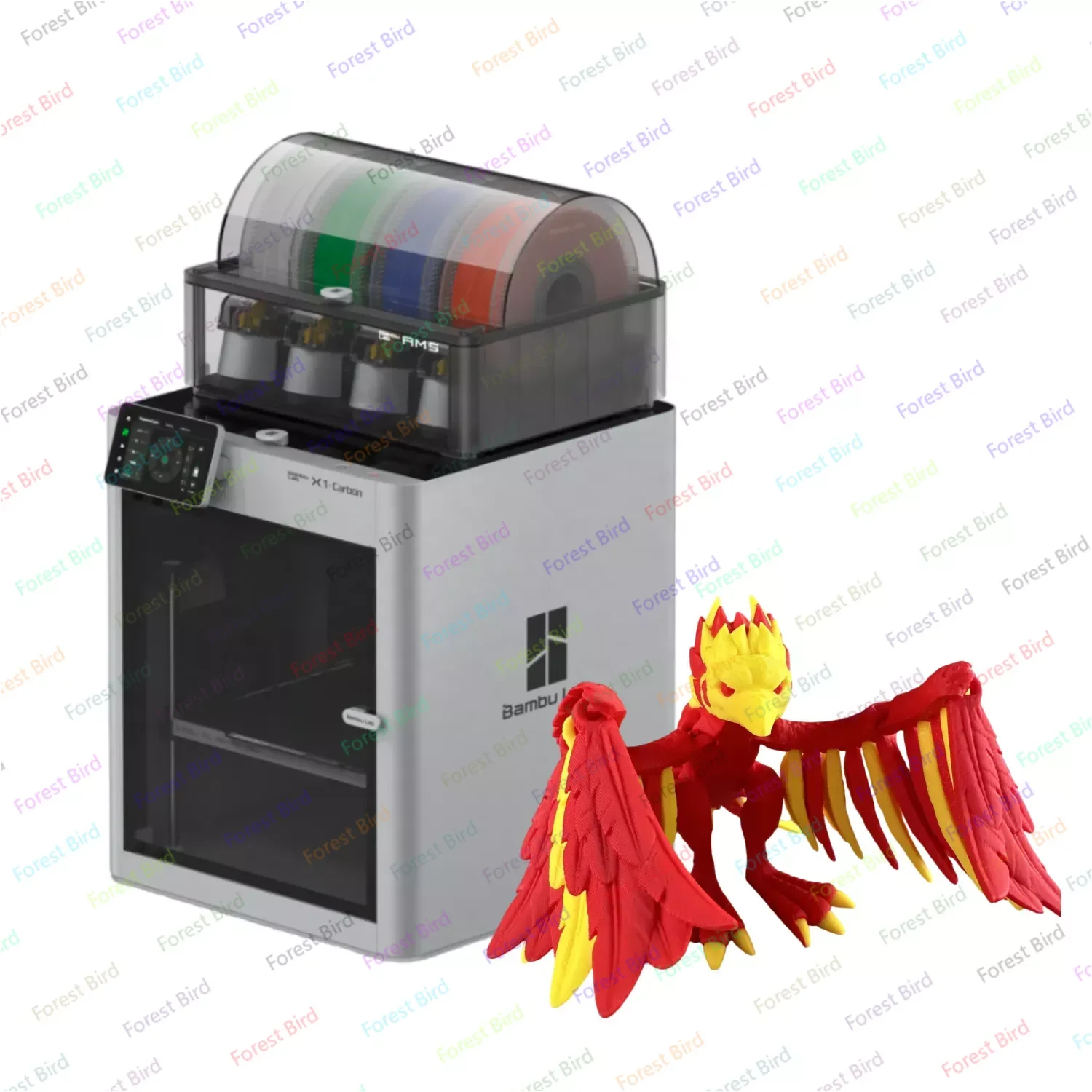 3D-PRINTER-Supports-16-Color-Bambu-Lab-P1S-3D-Printer-P1S-Combo-3D-AMS ...