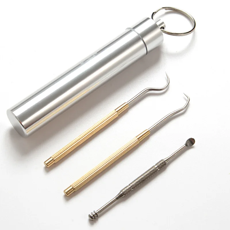 Titanium-EDC-Portable-Multifunctional-Toothpick-Brass-Bending-Hook ...