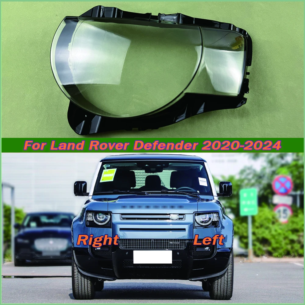 For Land Rover Defender 2020-2024 Car Accessories Headlight Lens Cover ...