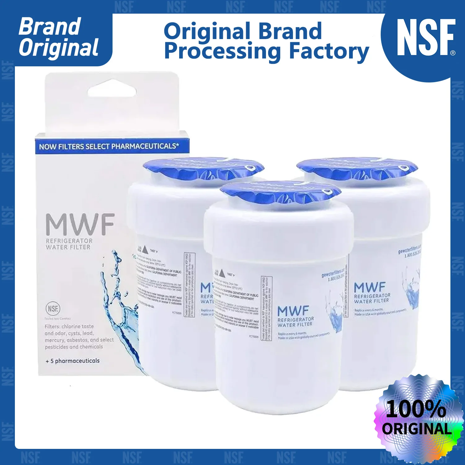 Water-Filter-for-Refrigerator-NSF-Certified-Brand-MWF-MWFP-MWFA-GWF-HDX ...