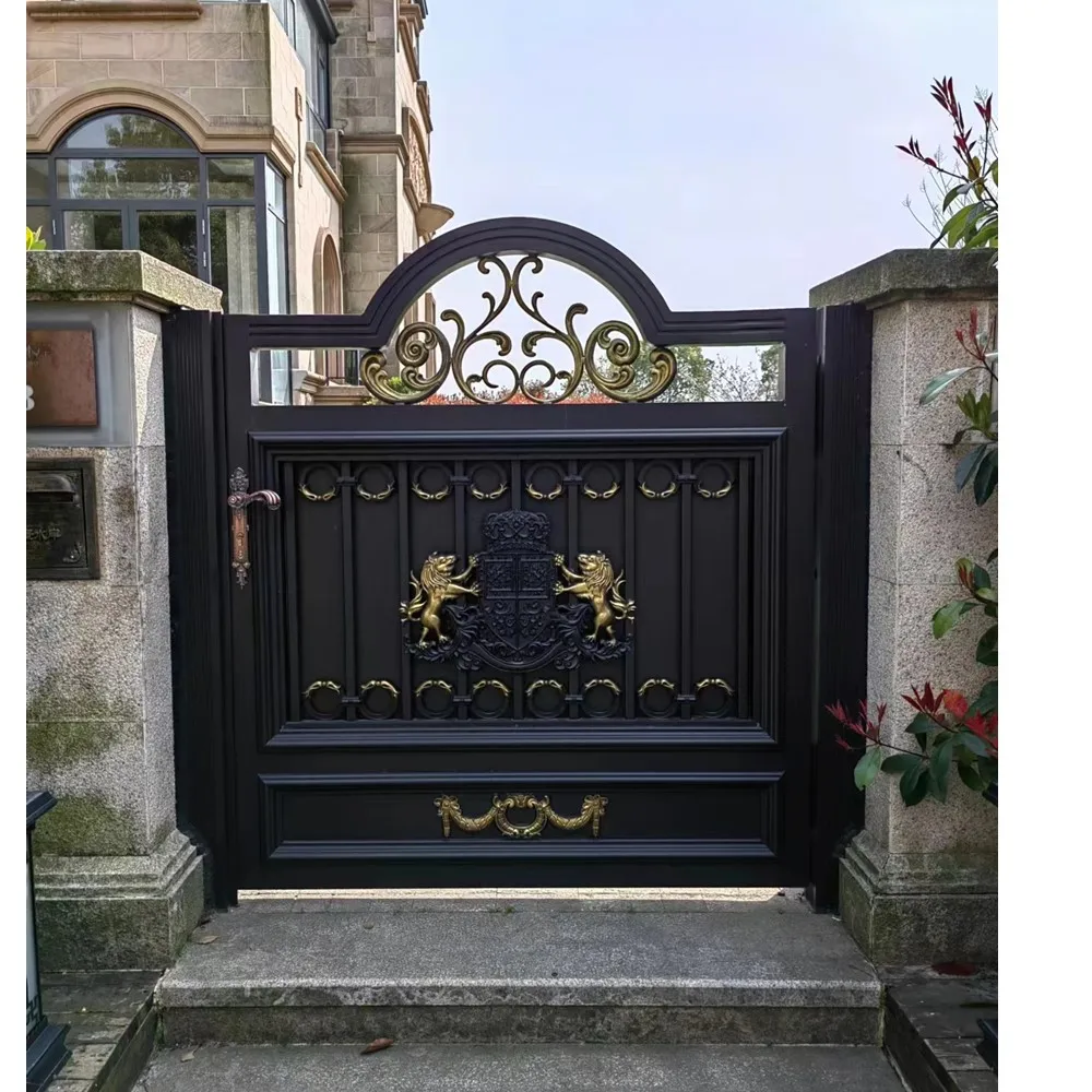 Driveway-Wrought-Steel-Metal-Aluminum-Gates-Swing-Sliding-Automatic ...