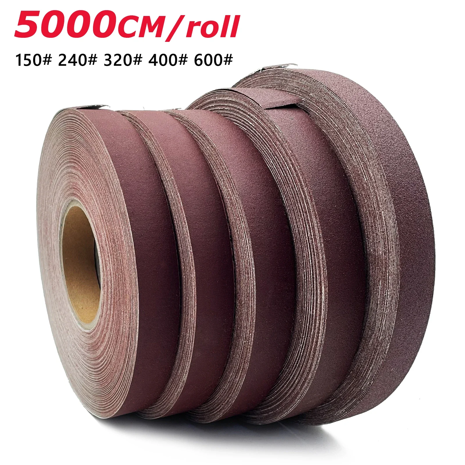 5000CM-60-600-Grit-Emery-Cloth-Roll-Polishing-Sandpaper-for-Grinding ...