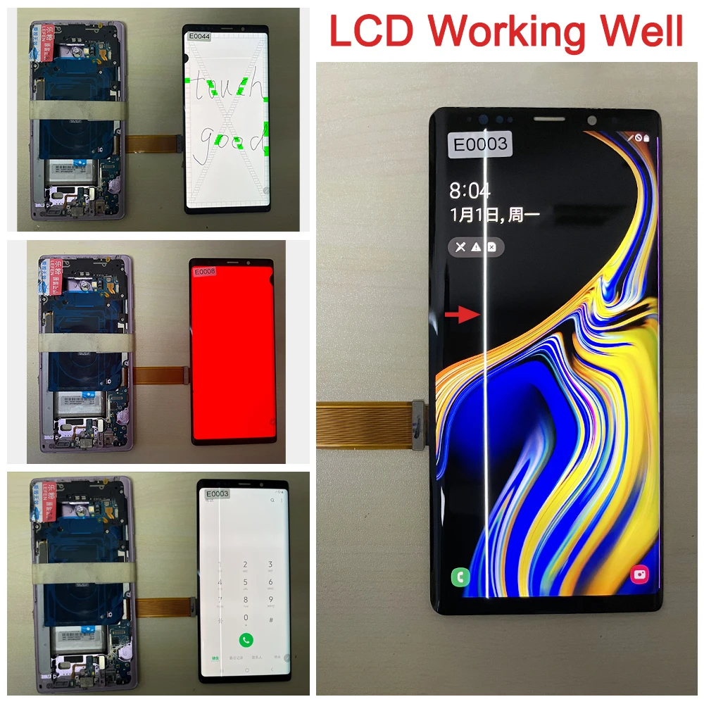 Line spot defect for Samsung Galaxy Note 9 LCD Display For Touch Screen ...
