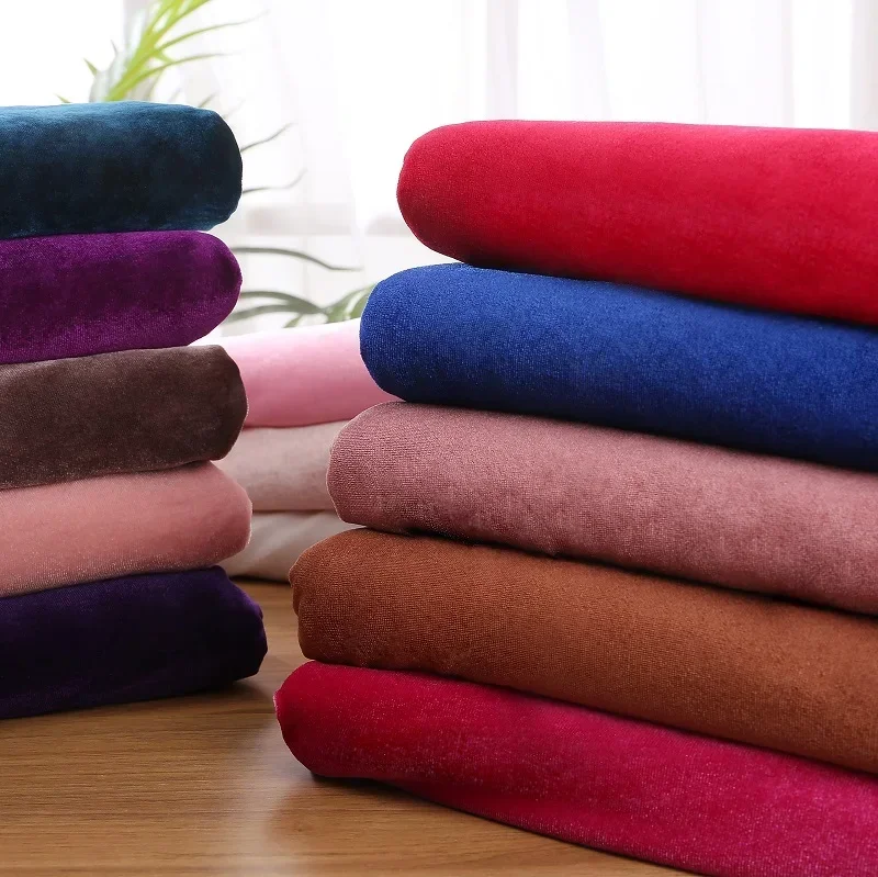 Thickened-Stretch-Korean-Velvet-Fabric-By-The-Meter-for-Dresses ...