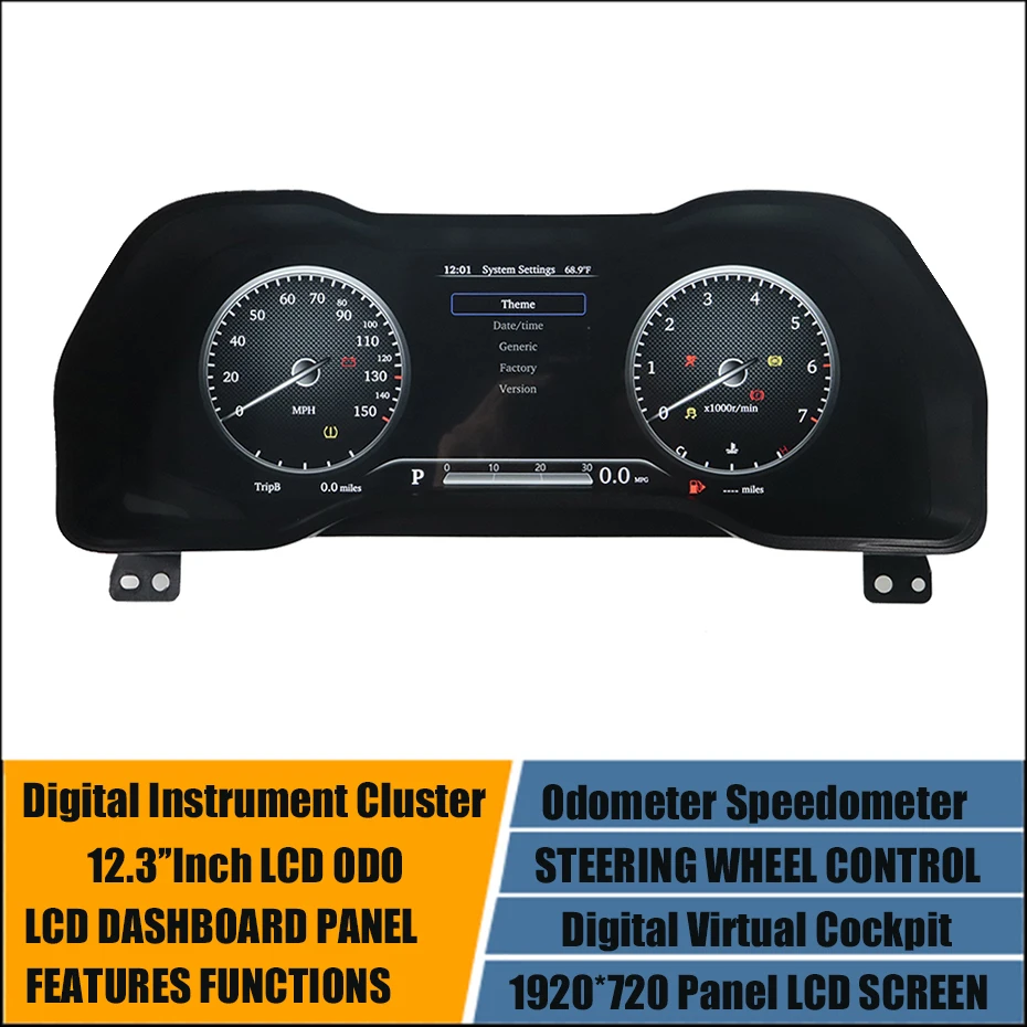 12-3-Inch-Digital-Virtual-Cockpit-For-Toyota-4Runner-4-Runner-2014-2019 ...