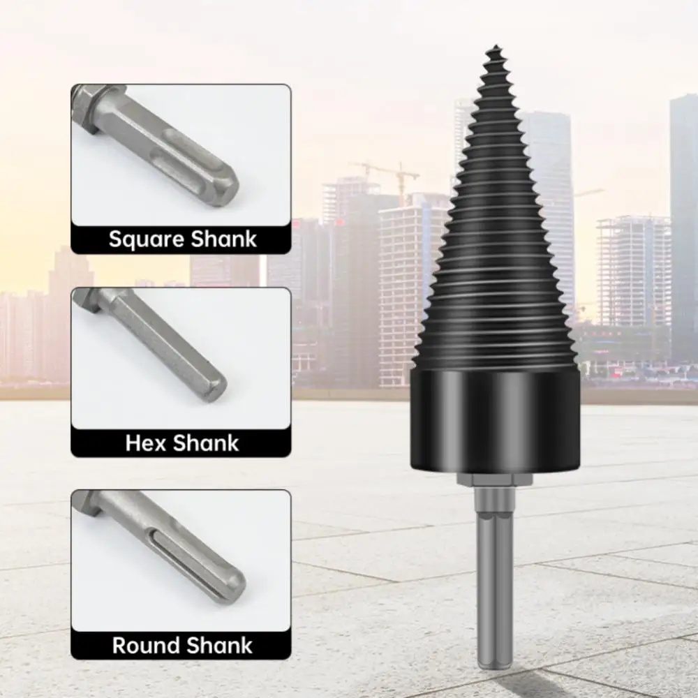 Firewood Chop Wood Drill Bit Splitting Tool Splitting Cone Log ...