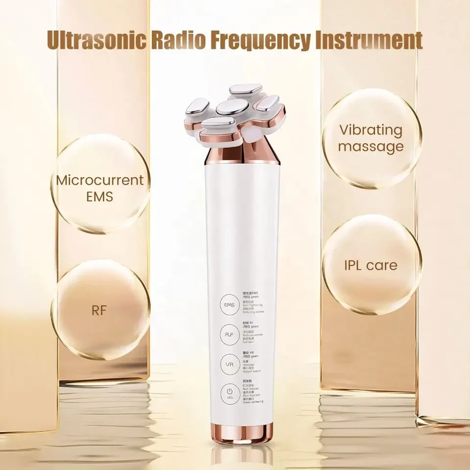 Portable Home Use Rf Beauty Instrument Led Red Blue Orange Light Rf ...