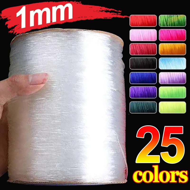 Roll-Strong-Elastic-Crystal-Beading-Thread-Cord-Jewelry-Making-Necklace ...