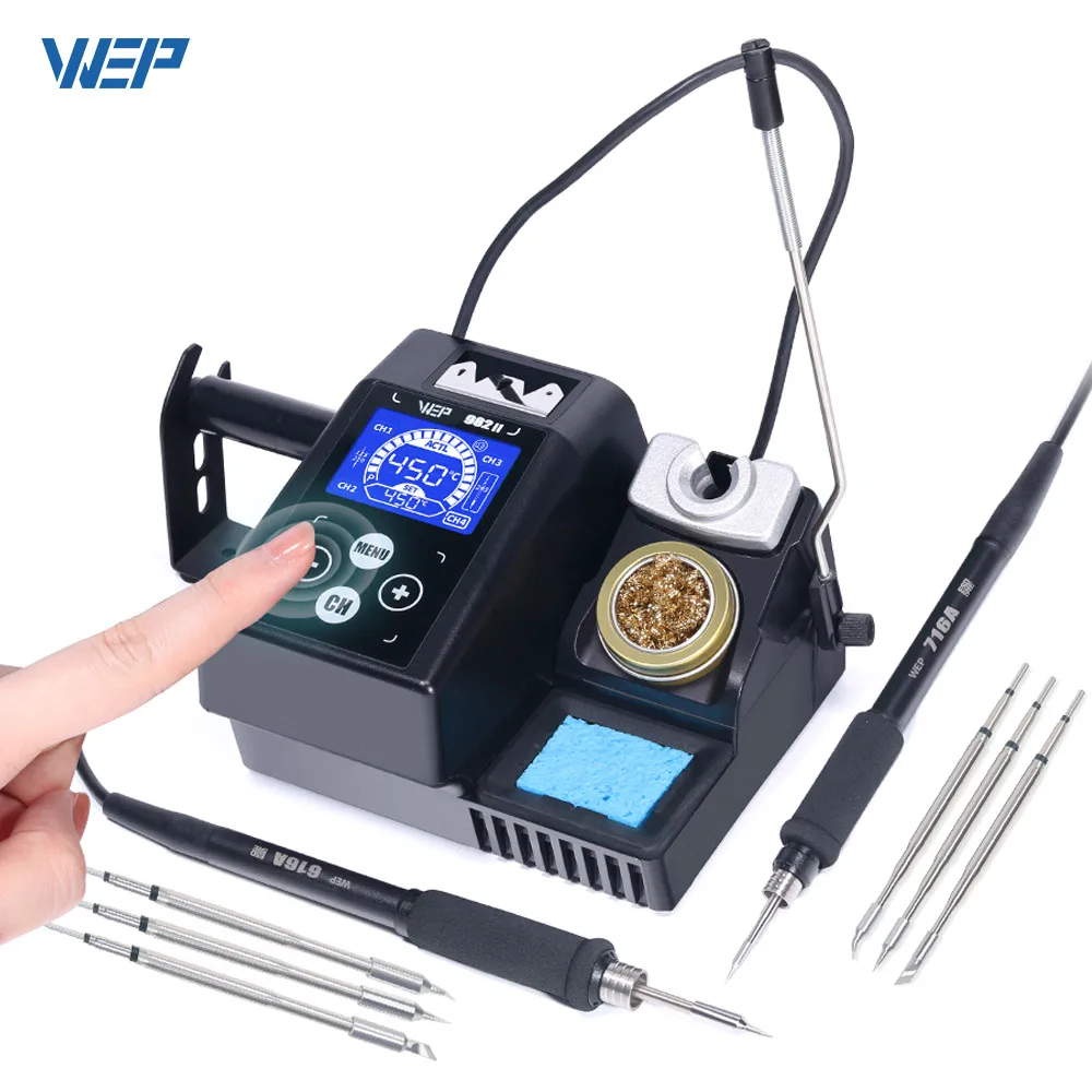 WEP 982-II High Precision Soldering Station Kit With Touch Screen ...