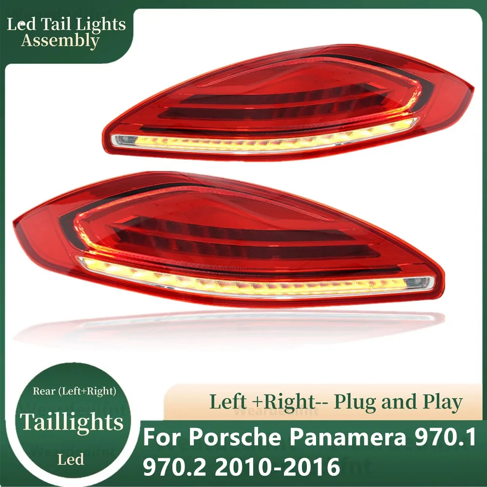 Car Led Rear Lights For Porsche Panamera 970 Tail Light 2010 2011 2012 ...