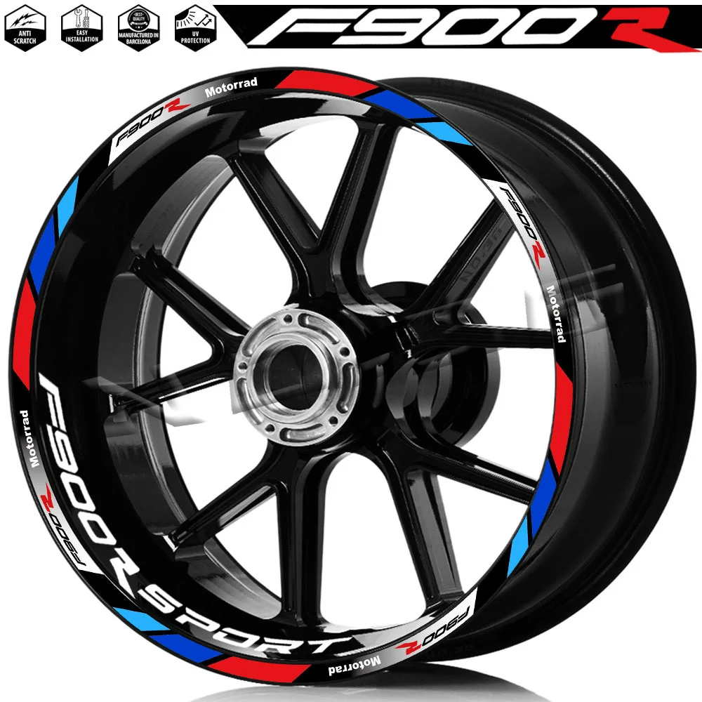 For BMW F900R f900 r F900 R 2023 Reflective Motorcycle Wheel Sticker ...