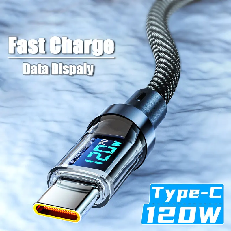 Cabo-de-Display-Digital-USB-para-Tipo-C-Carregamento-R-pido-120W-100W ...