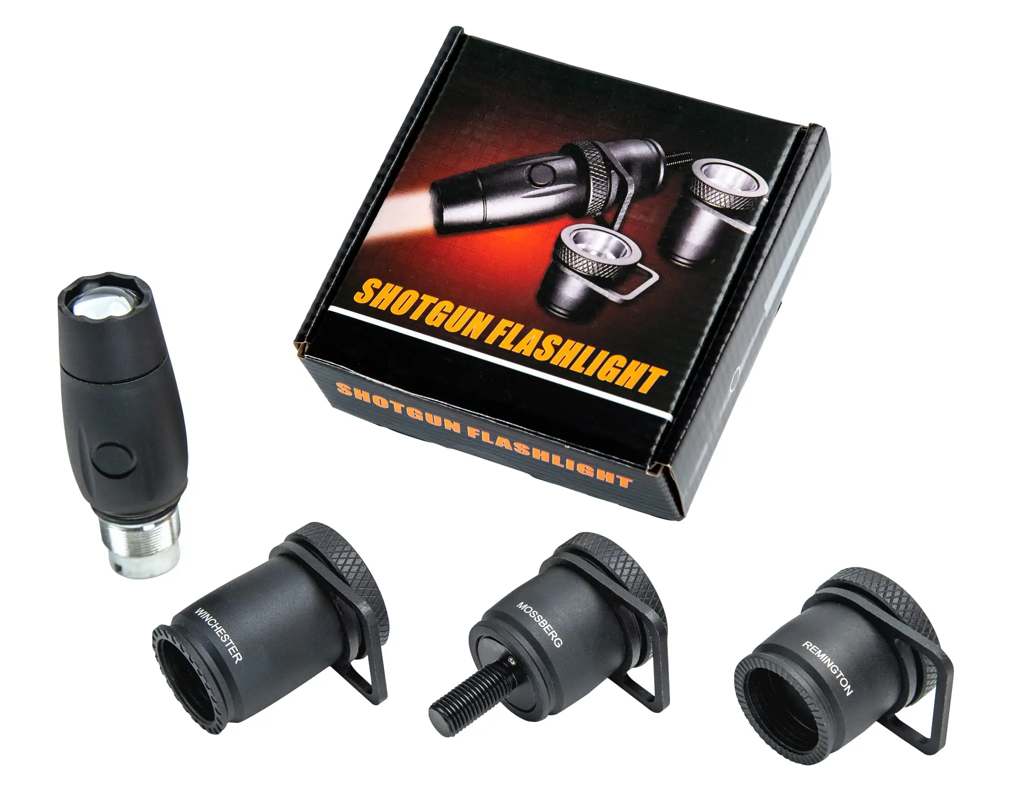 Shotgun-LED-Light-Tactical-Flashlight-Optical-Lens-Focusing-Adapter ...