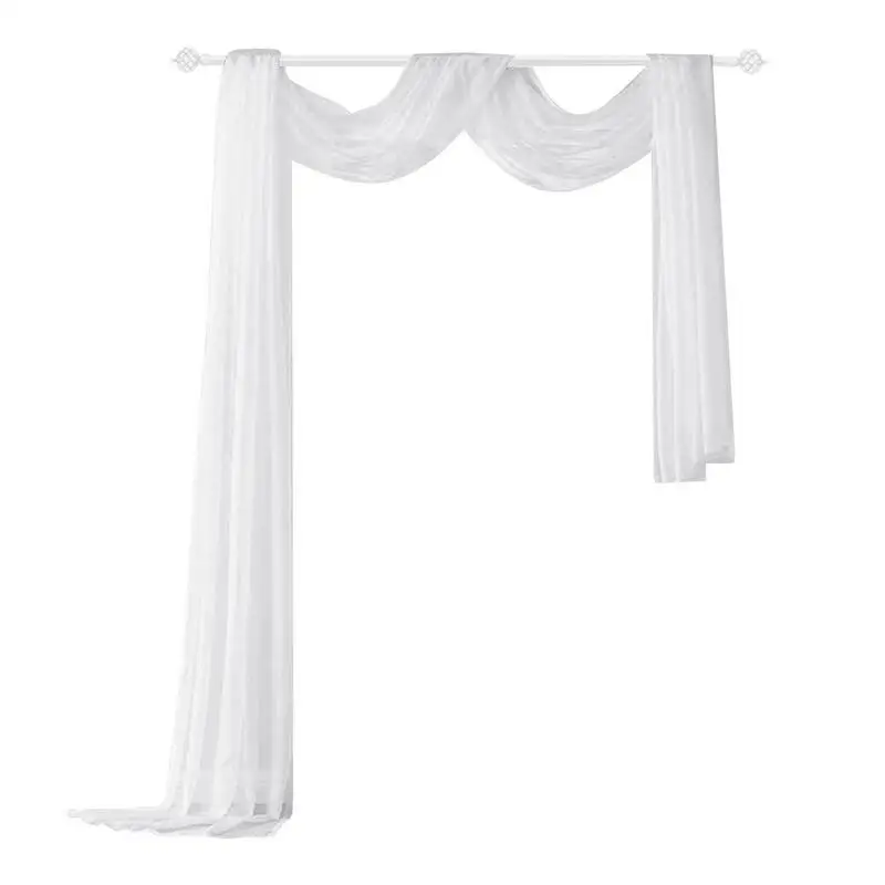 Rideaux d'Arche de Mariage Blancs, Décorations d'Arrière-Plan de Studio ...