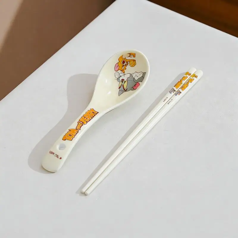 Tom and Jerry Ceramics Soup Spoon Cute Cartoon Anime Breakfast Food ...