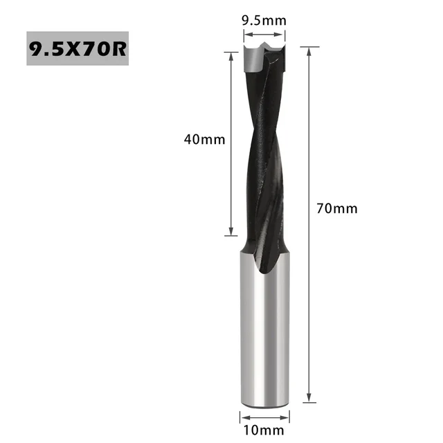 3-12.5mm Woodworking Drill Bits Hole Opener Three In Reversible Row ...