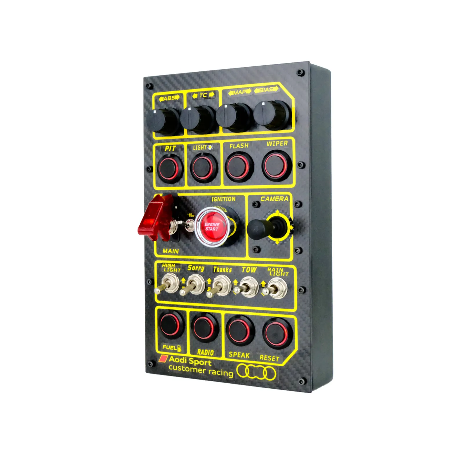 Control Simulation Button Box | Racing Simulation Control Box - D30 ...