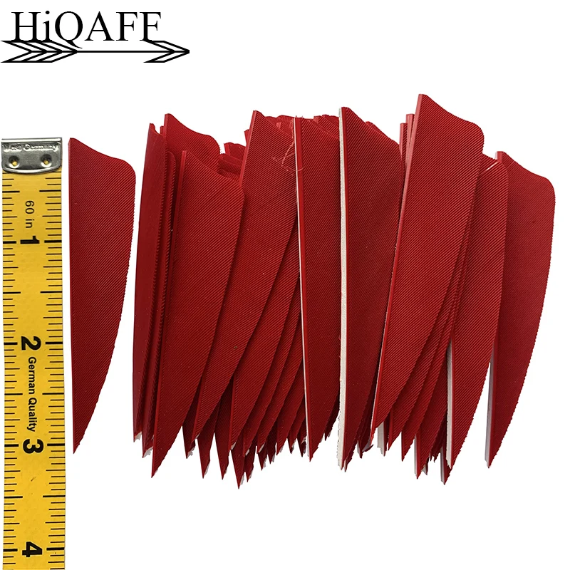 50PCS-3Inch-Natural-Turkey-Feathers-Shield-Cut-Archery-Fletches-Feather ...