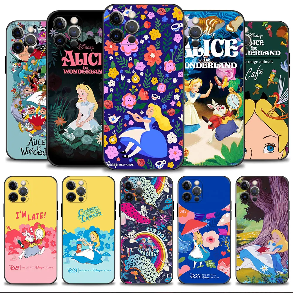 Disney Alice in Wonderland Phone Case For Apple iPhone 14 13 12 11 Pro ...