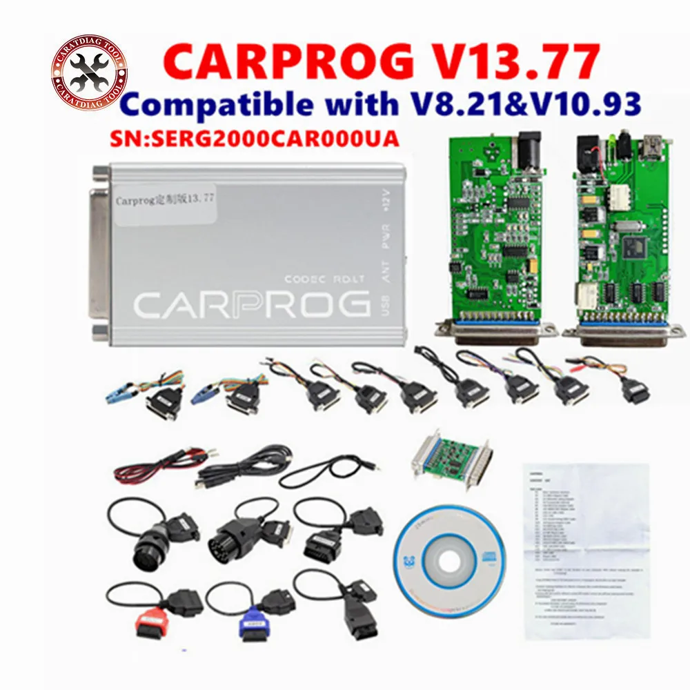 Carprog-V13-77-SERG2000CAR000UA-Carprog-13-77-Full-Adapters-CarProg-Online-Programmer-Auto ...