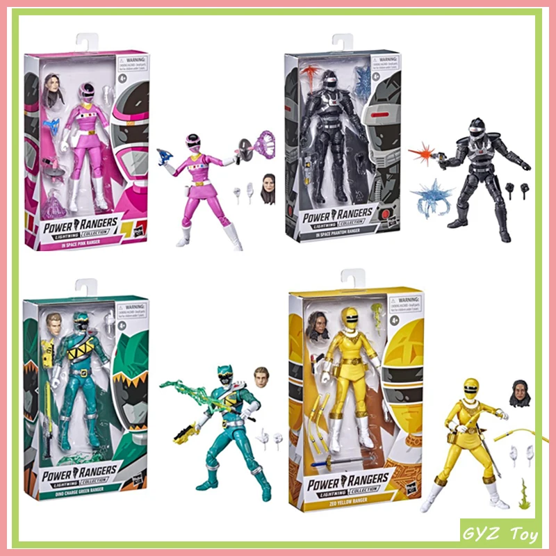 Genuine Power Rangers Collection Zeo Yellow Green Pink Black Warrior ...