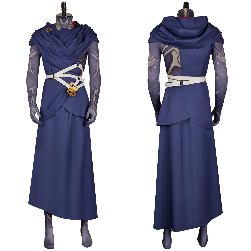 Viktor Cosplay Costume The Machine Herald Full Set With Cape, Cloak ...