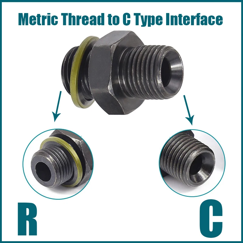 Hydraulic-Fittings-Metric-Thread-M12-M14-M16-M18-M20-M22-Straight ...